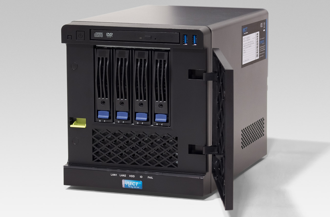 Server - Tower Server - Entry - RECT™ TS-3125C4-T - Compact Mini Tower-Server with AMD Ryzen ...